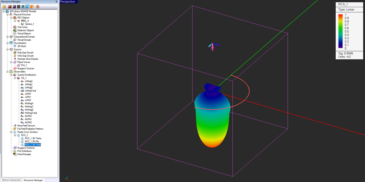 EM.Libera Tutorial Lesson 3: Computing The Radar Cross Section Of ...