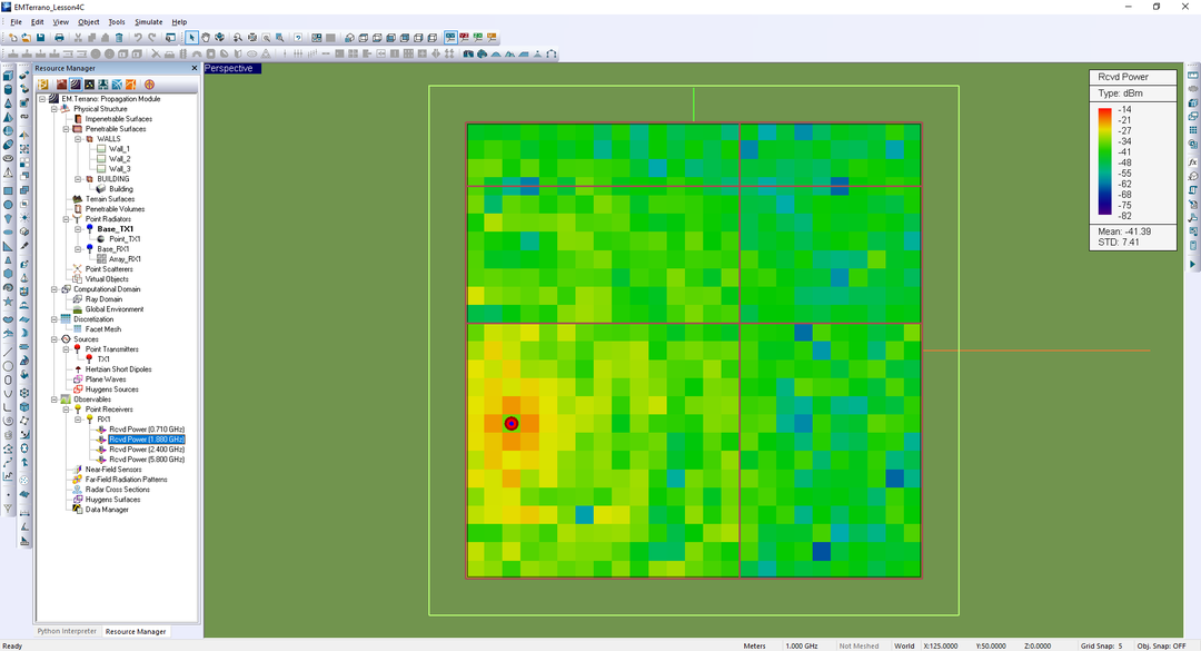 EM.Terrano Tutorial Lesson 4: Analyzing Indoor Propagation Inside a ...