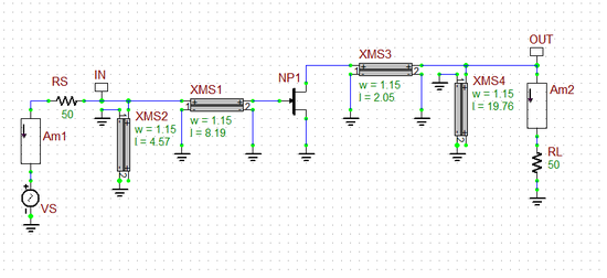 RF Tutorial Lesson 11: Designing a Microstrip MESFET Amplifier ...